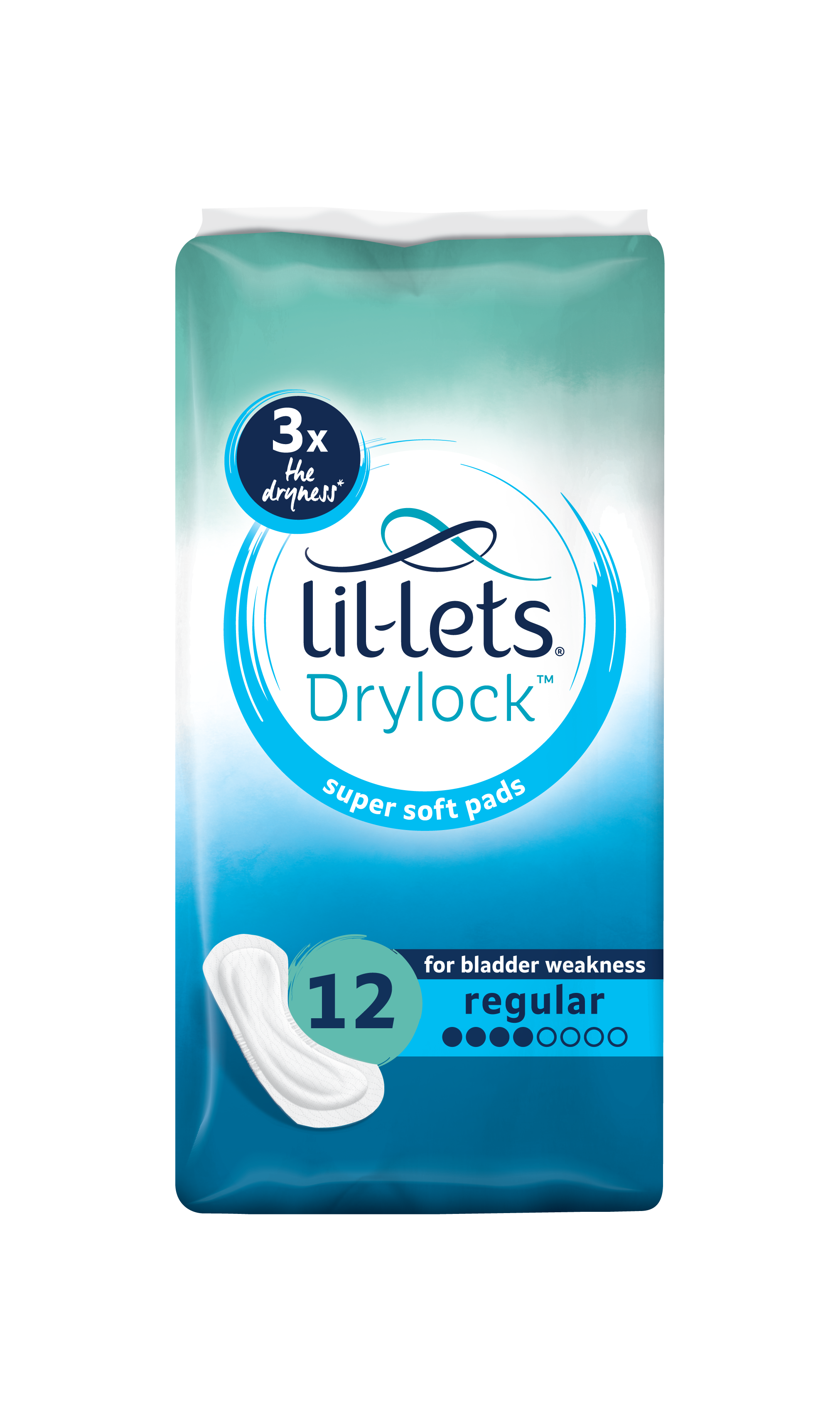 SmartFit™ Lil-Lets Drylock Regular Incontinence Pads | Lil-Lets