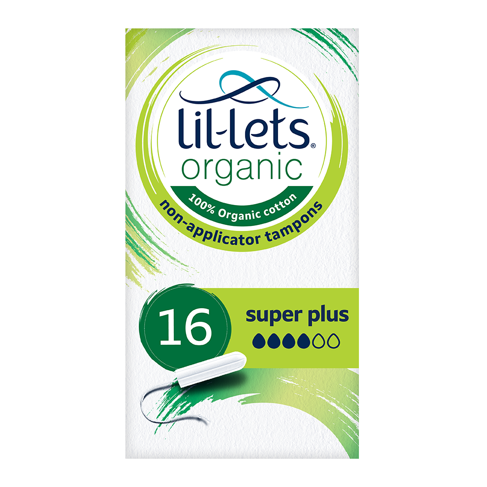 Lil-Lets Organic Super Plus Non-Applicator Tampons | Lil-Lets