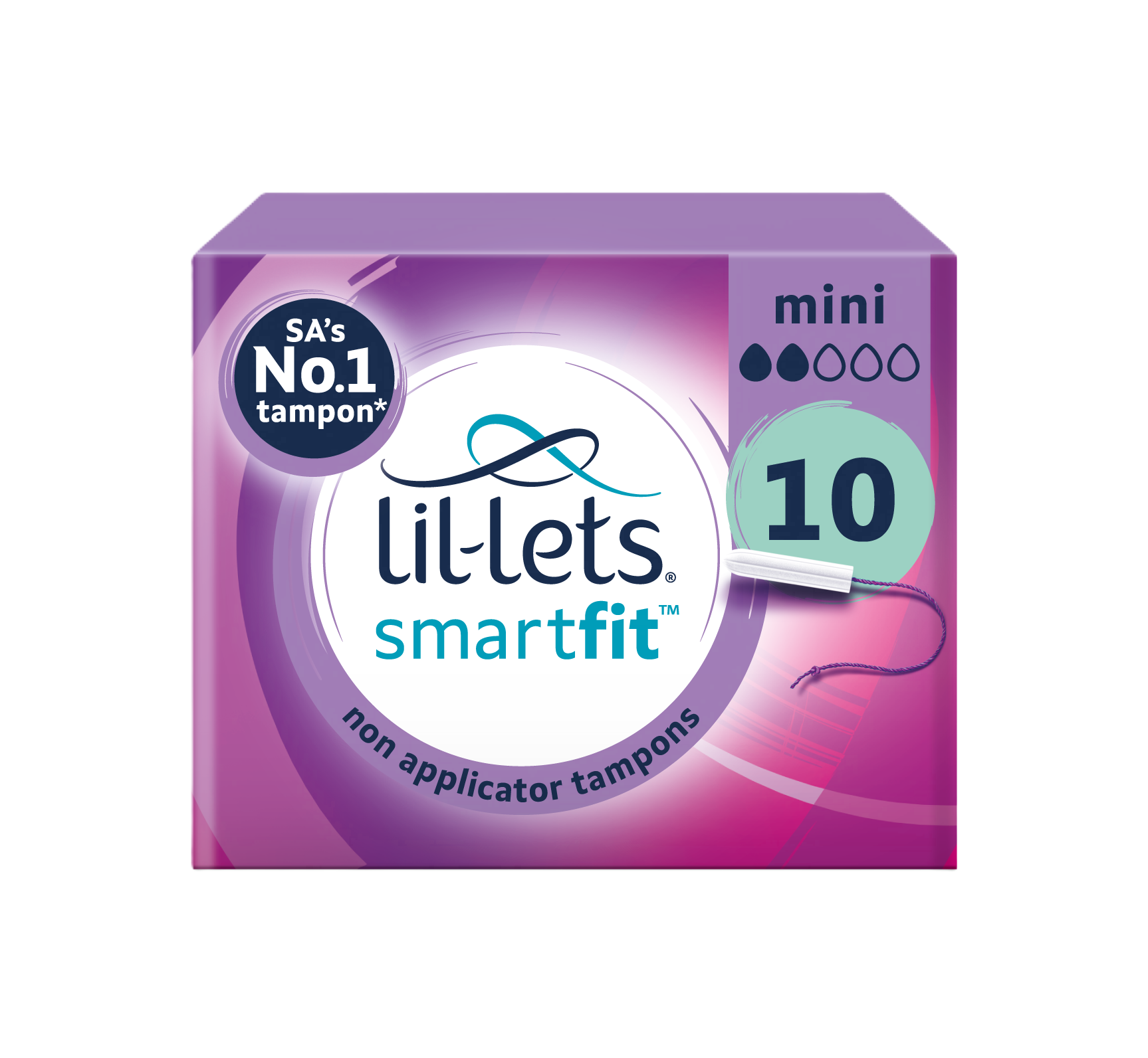 SmartFit™ Non-Applicator Mini Tampons | Lil-Lets
